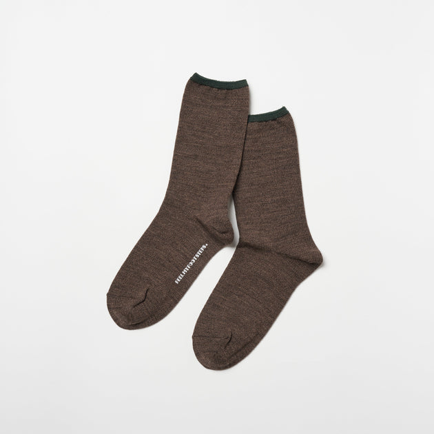 FEEL MY FOOTSTEPS pattern socks「SIMPLE」 – By Emotion
